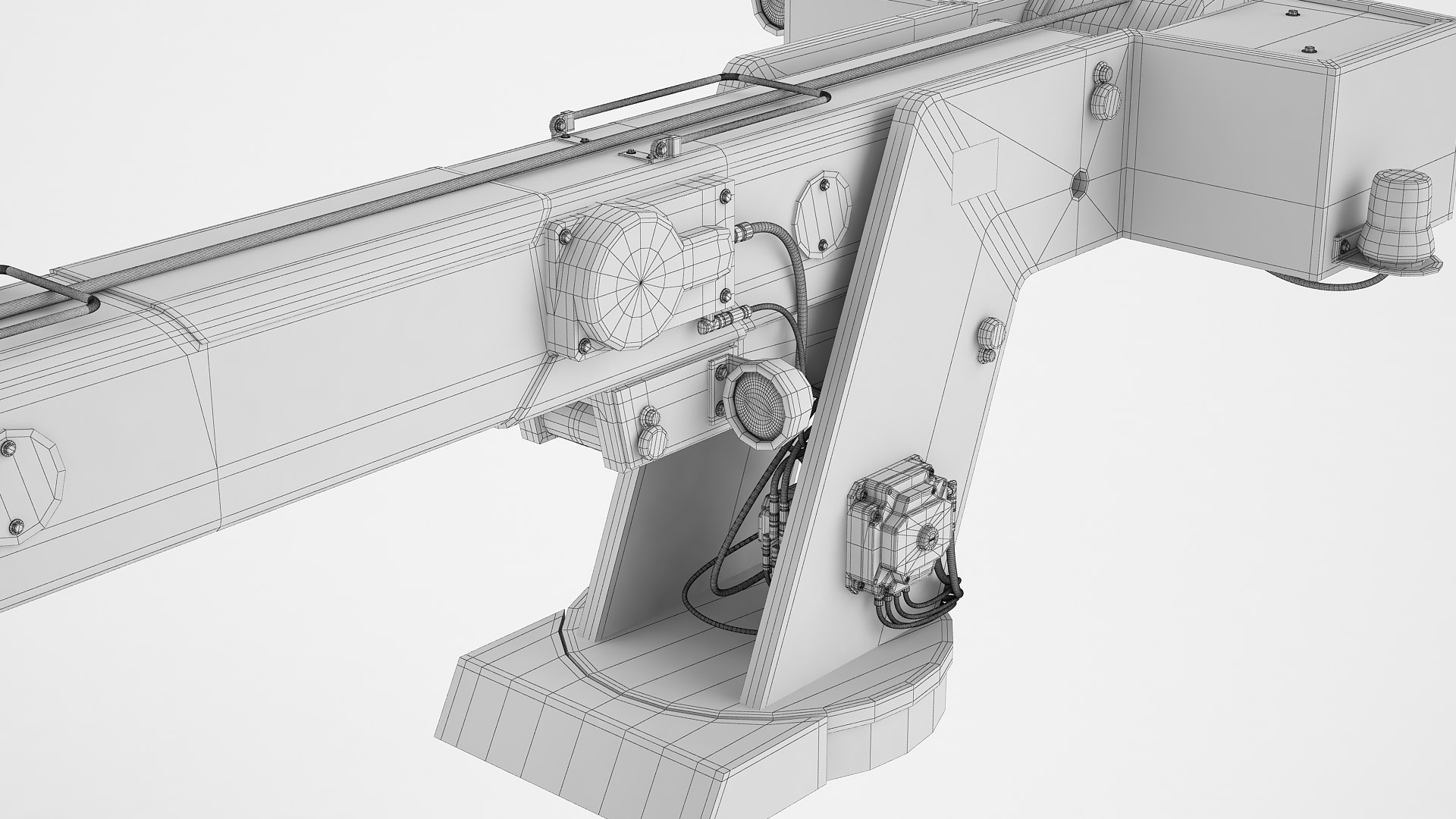 Industrial Carry Deck Crane Arrow 04 Model - TurboSquid 1750474