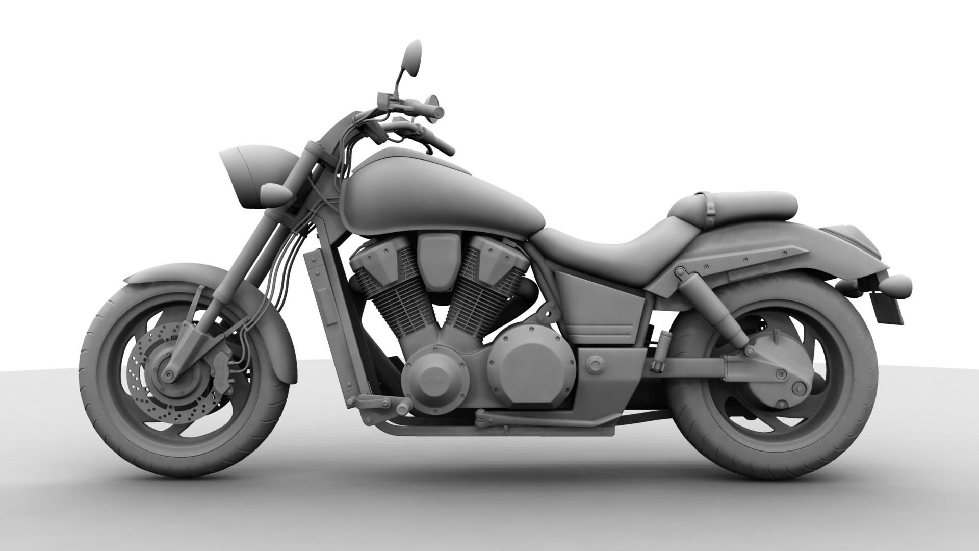 Honda Vtx 1800 3D Model - TurboSquid 1618830
