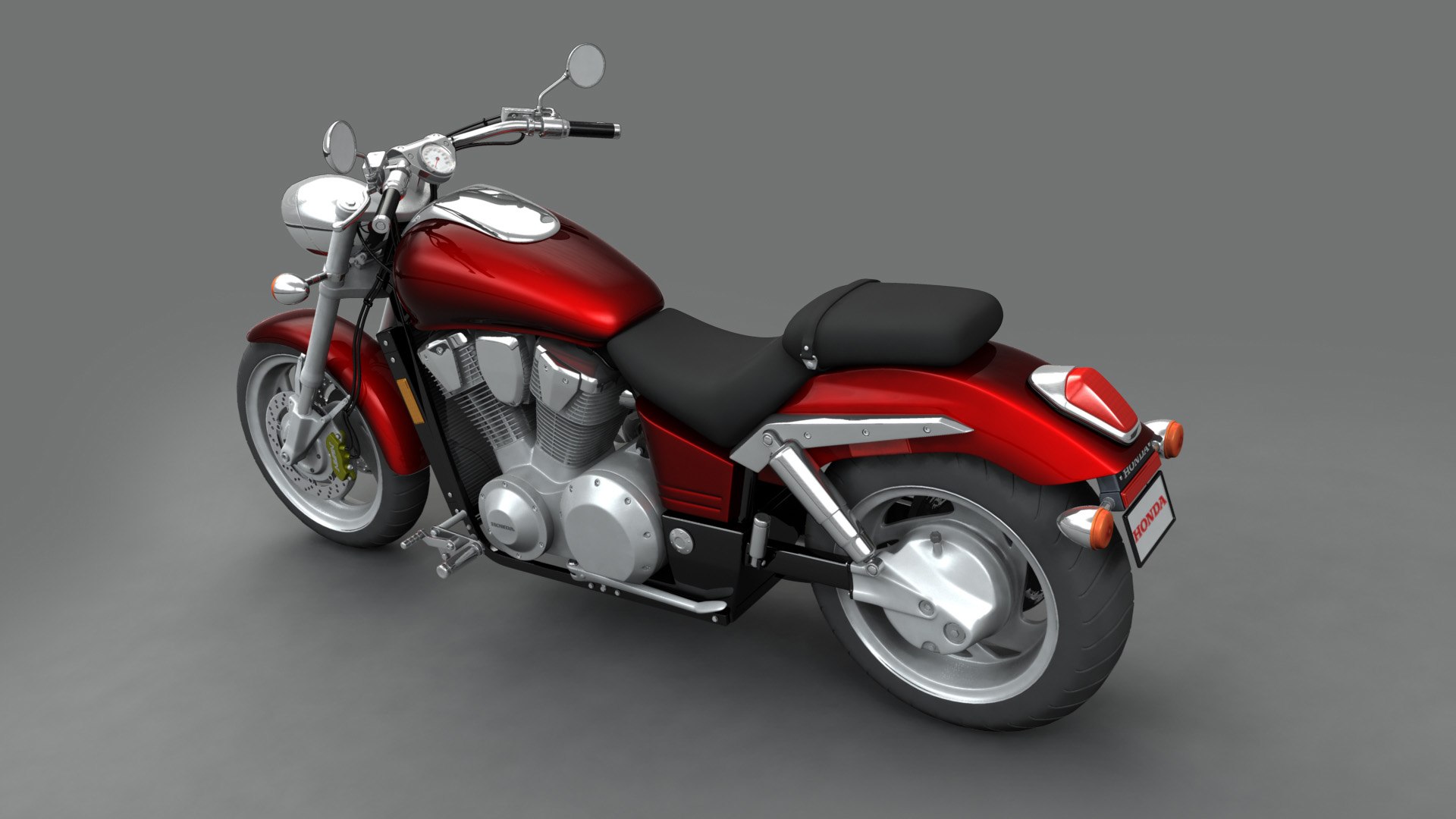 Honda Vtx 1800 3D Model - TurboSquid 1618830
