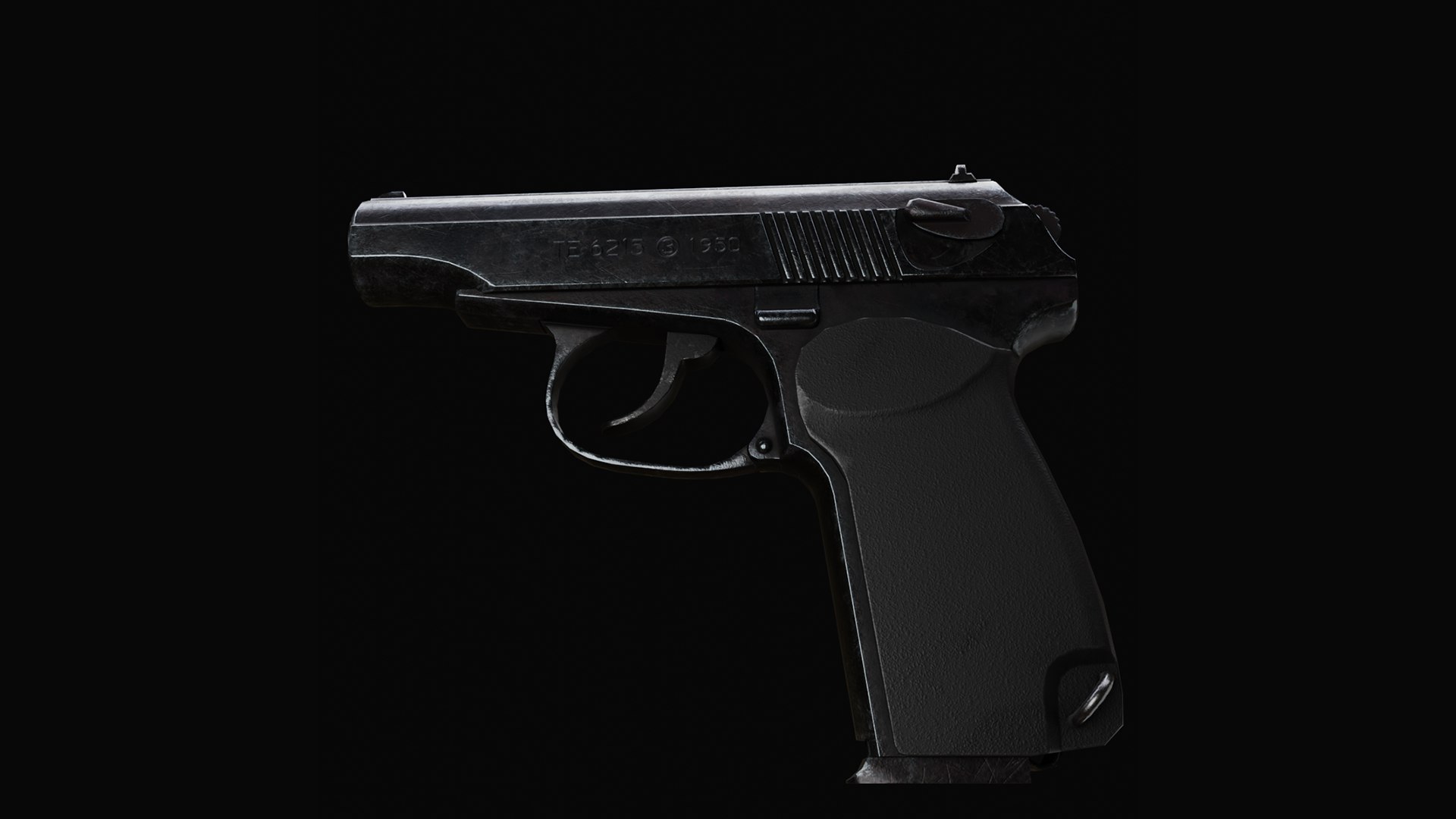 Old Worn Out Makarov Pistol 3D Model - TurboSquid 2436788