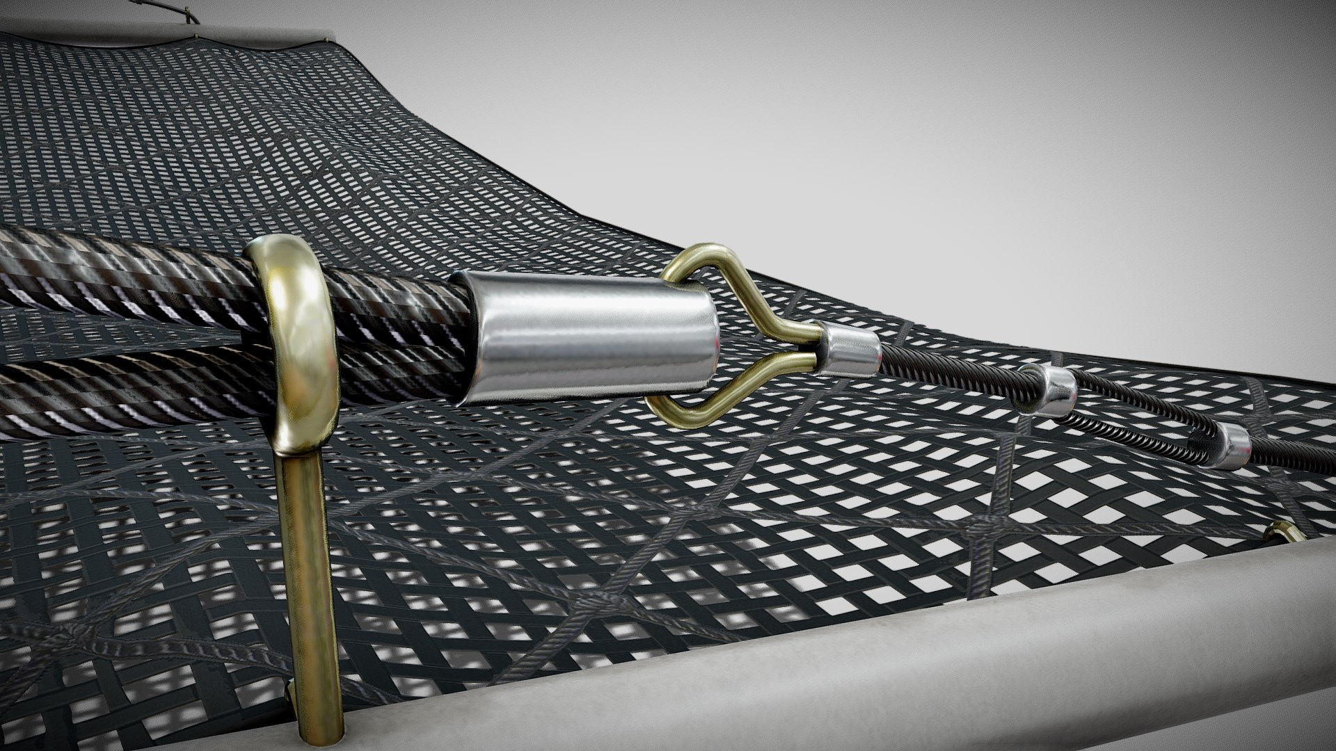 3D Construction Safety Net - Personal Fall Net - TurboSquid 1837167