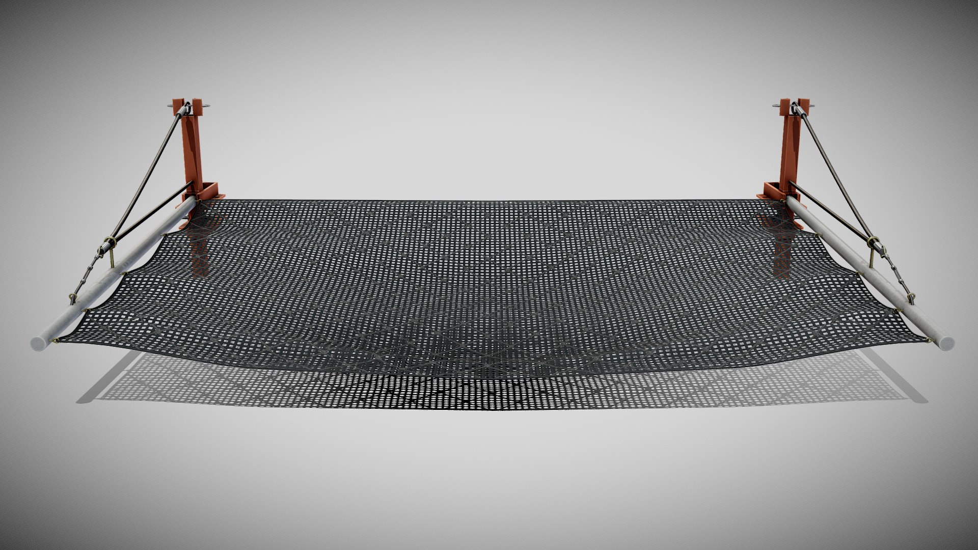 3D Construction Safety Net - Personal Fall Net - TurboSquid 1837167