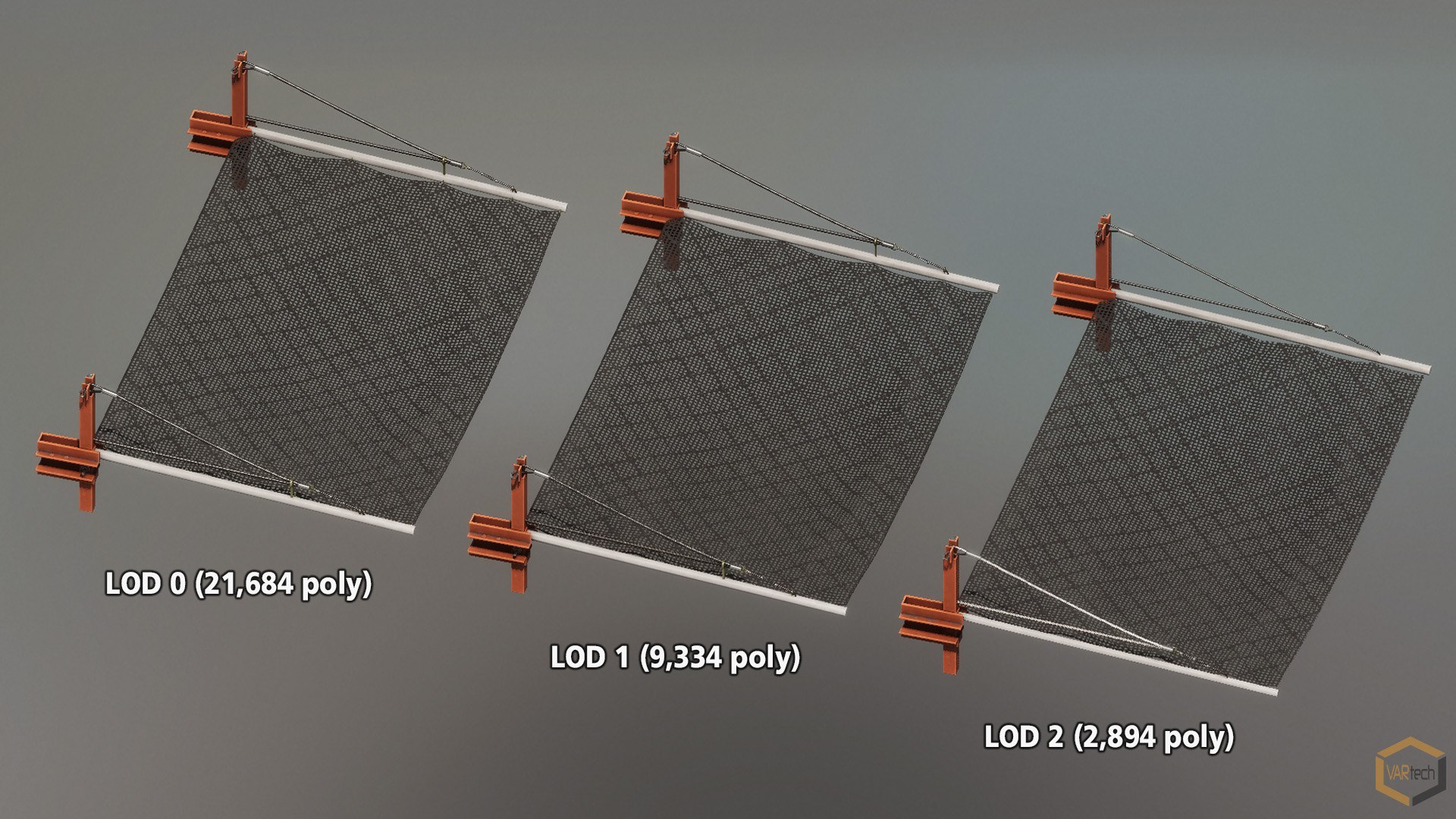 3D Construction Safety Net - Personal Fall Net - TurboSquid 1837167