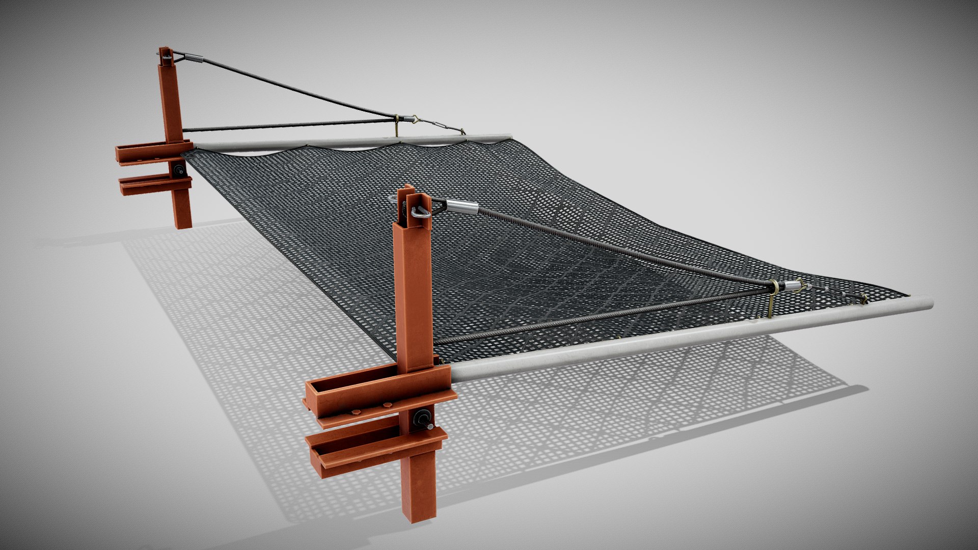 3D Construction Safety Net - Personal Fall Net - TurboSquid 1837167