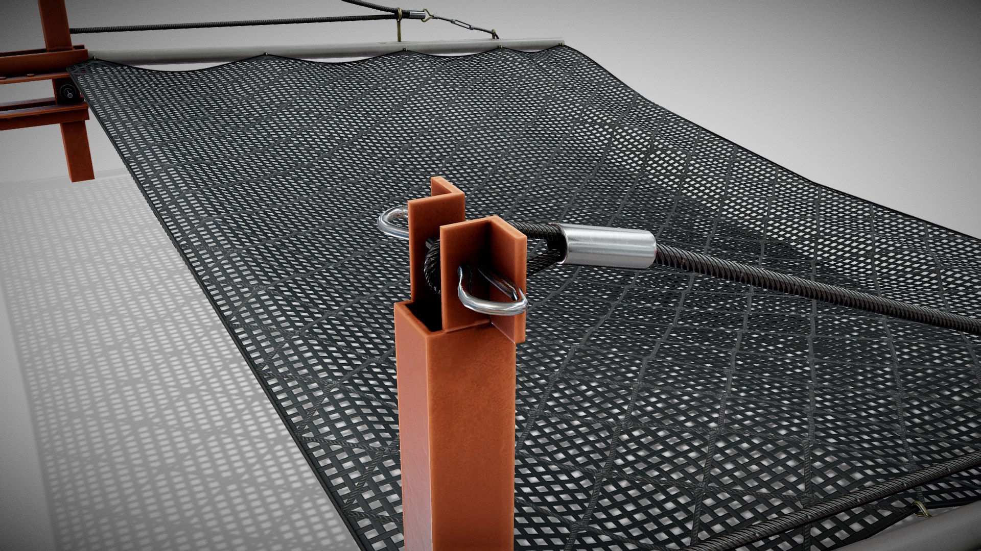 3D Construction Safety Net - Personal Fall Net - TurboSquid 1837167