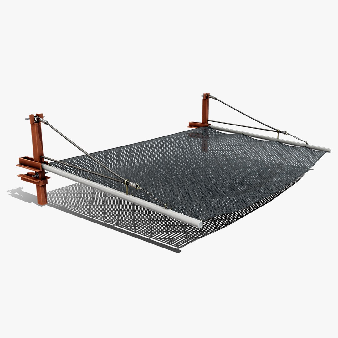 3D Construction Safety Net - Personal Fall Net - TurboSquid 1837167