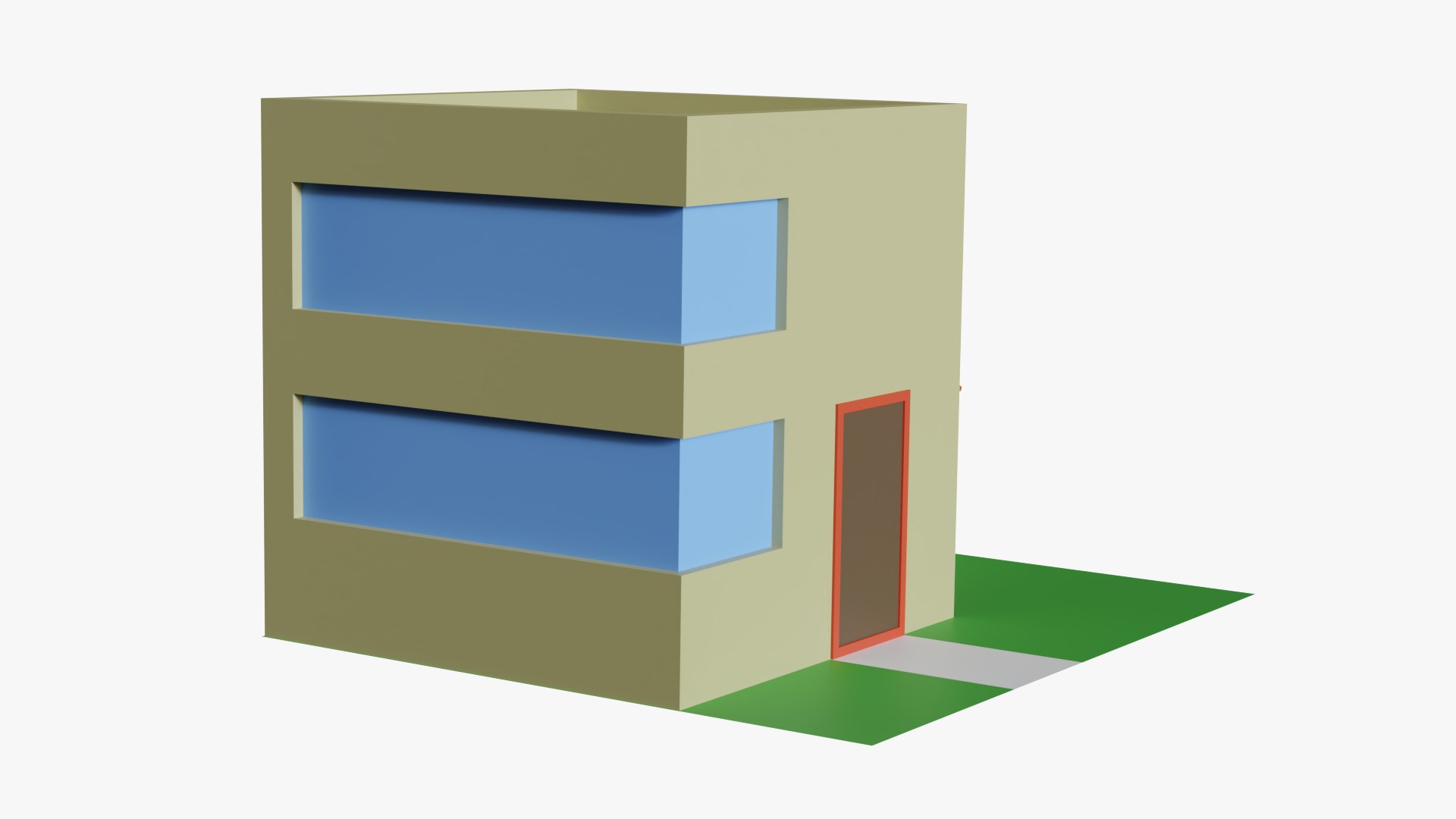 3D Model Isometric House - TurboSquid 2079307