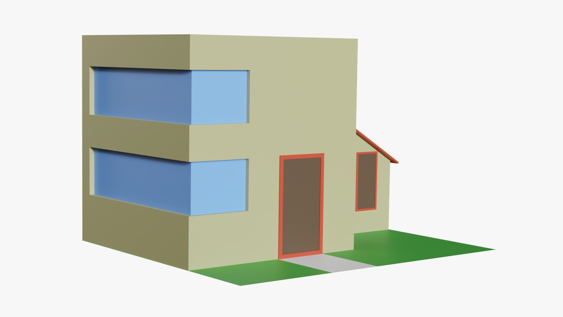 3D Model Isometric House - TurboSquid 2079307