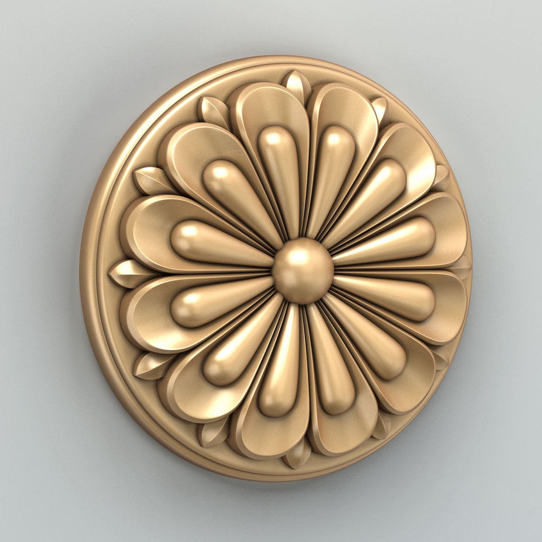 Free 3D Rosette Cnc Intagli3d Model - TurboSquid 1390003