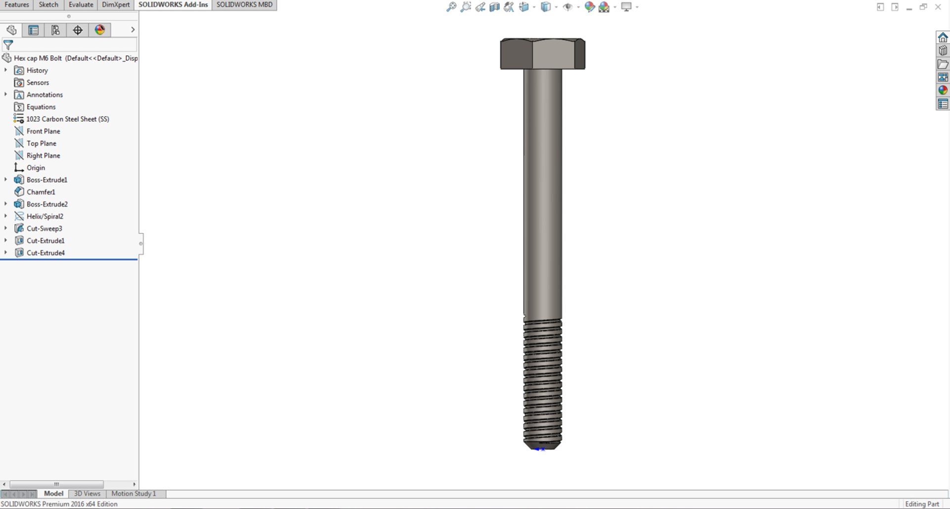 3D hex cap model - TurboSquid 1297720