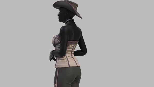 3D New Female Custom outfits - TurboSquid 1916310