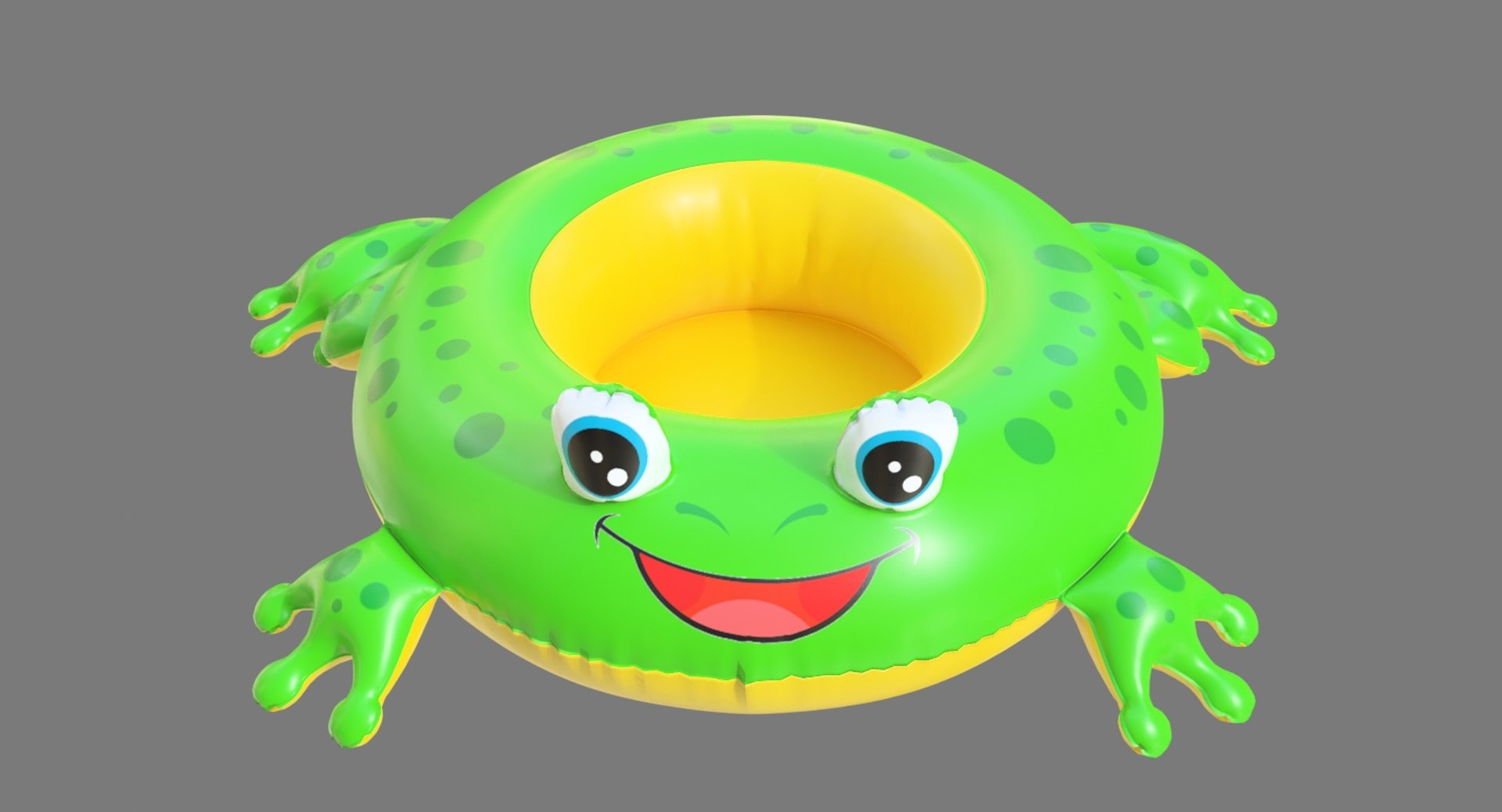 Realistic Pool Toy Frog 3D Model - TurboSquid 1343958