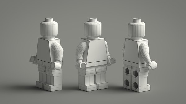 modelo 3d Minifig Low Poly - TurboSquid 982385