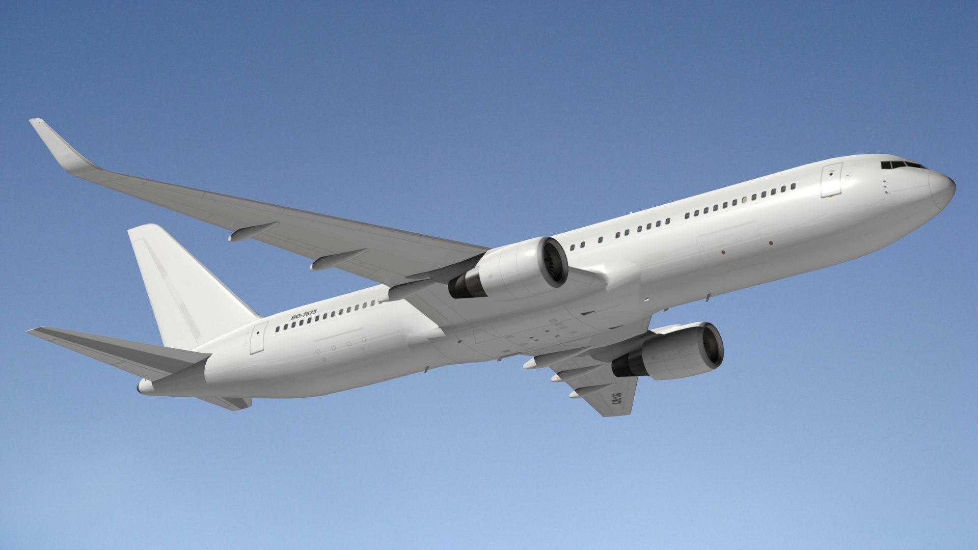 Boeing white model - TurboSquid 1699681