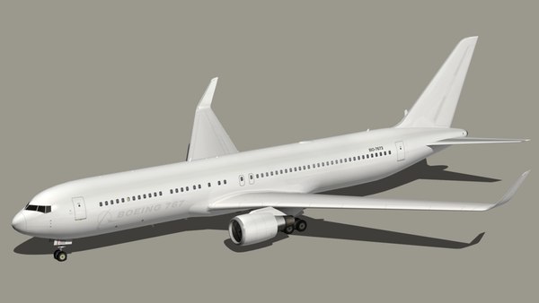 Boeing white model - TurboSquid 1699681