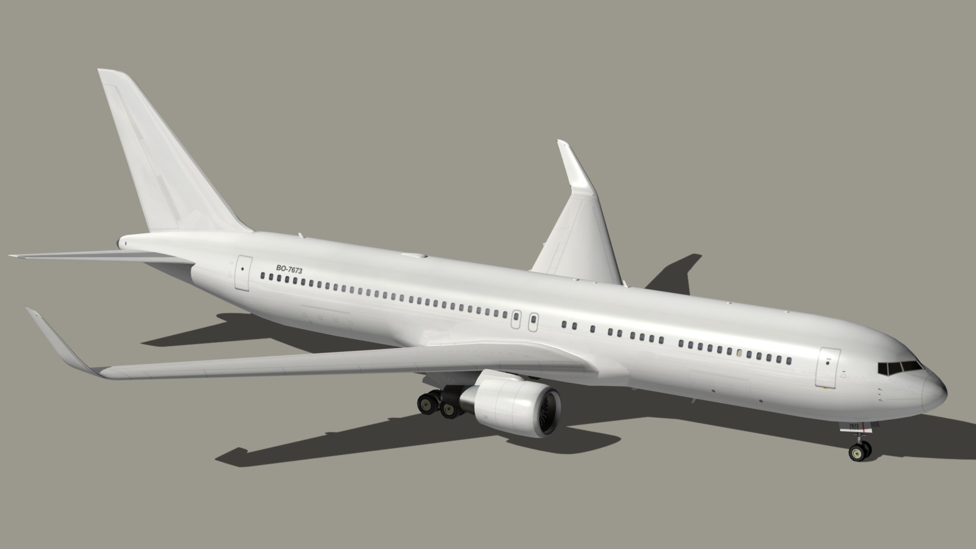 Boeing white model - TurboSquid 1699681