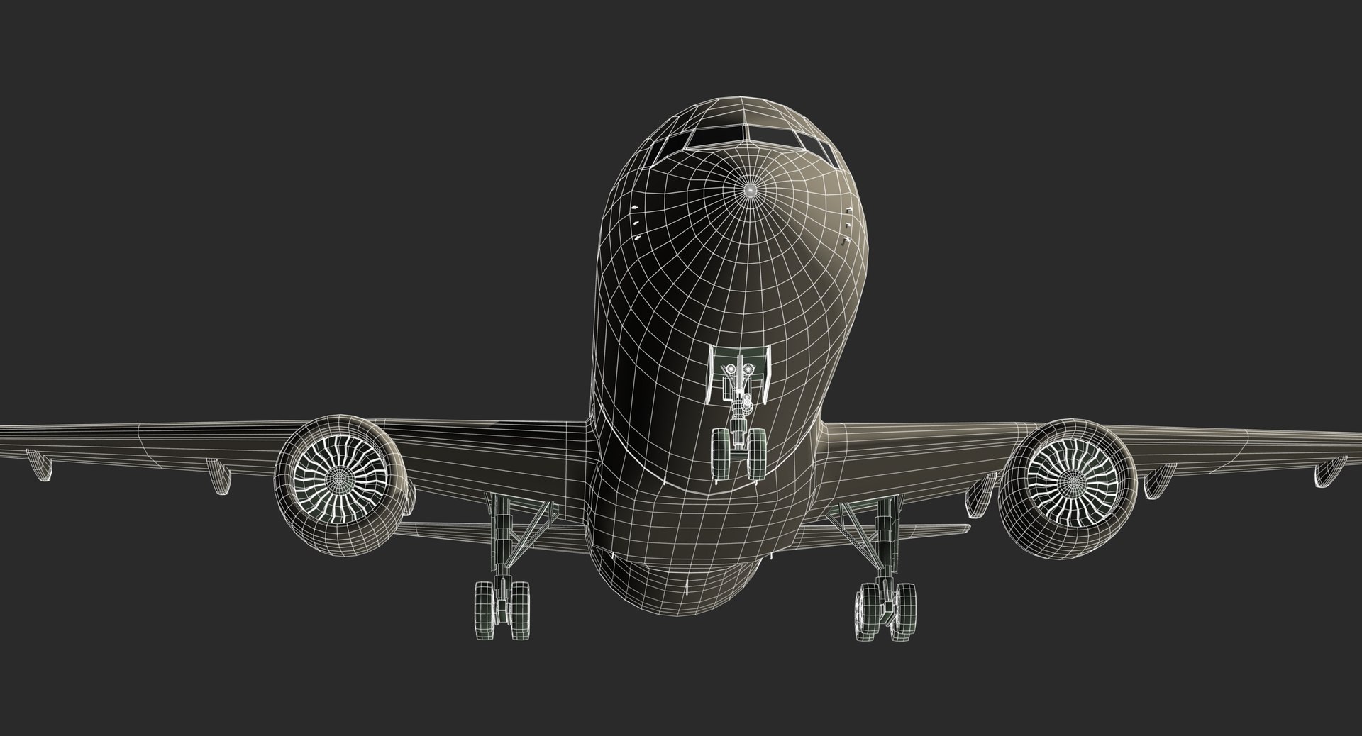 Boeing white model - TurboSquid 1699681