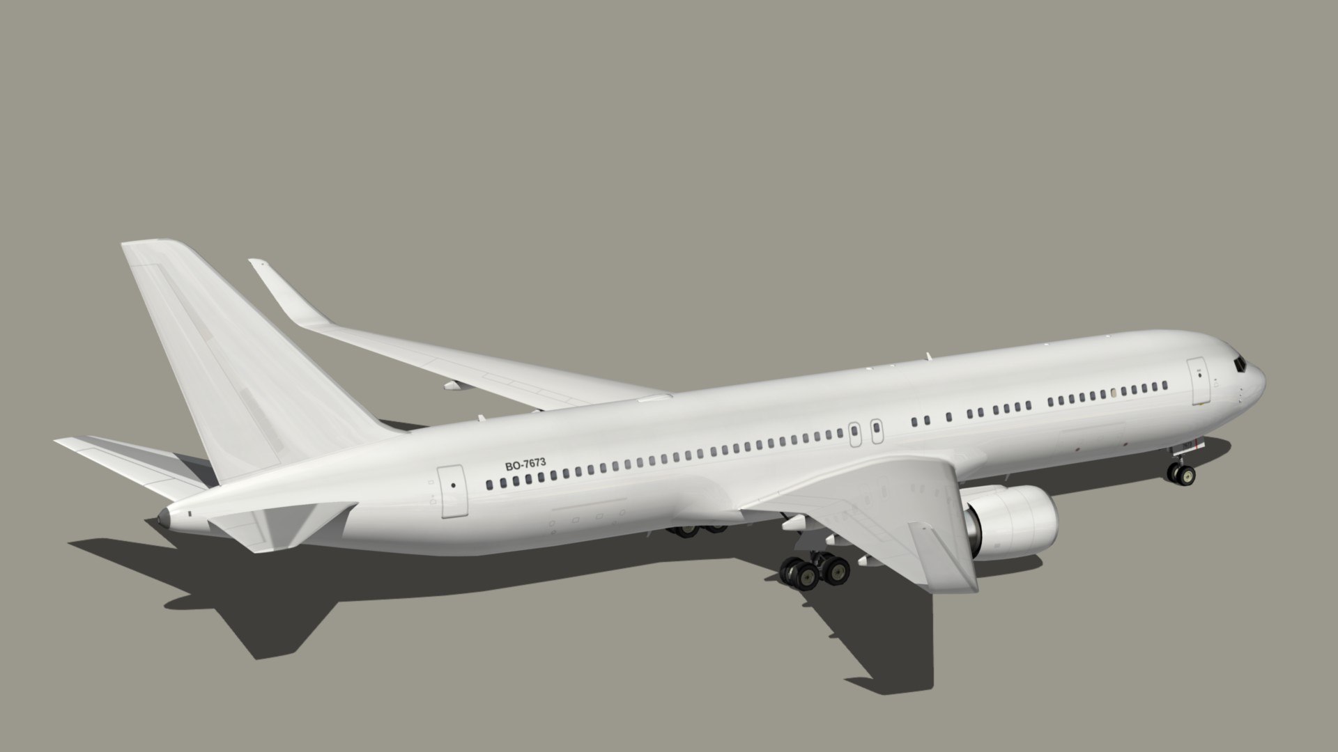 Boeing white model - TurboSquid 1699681