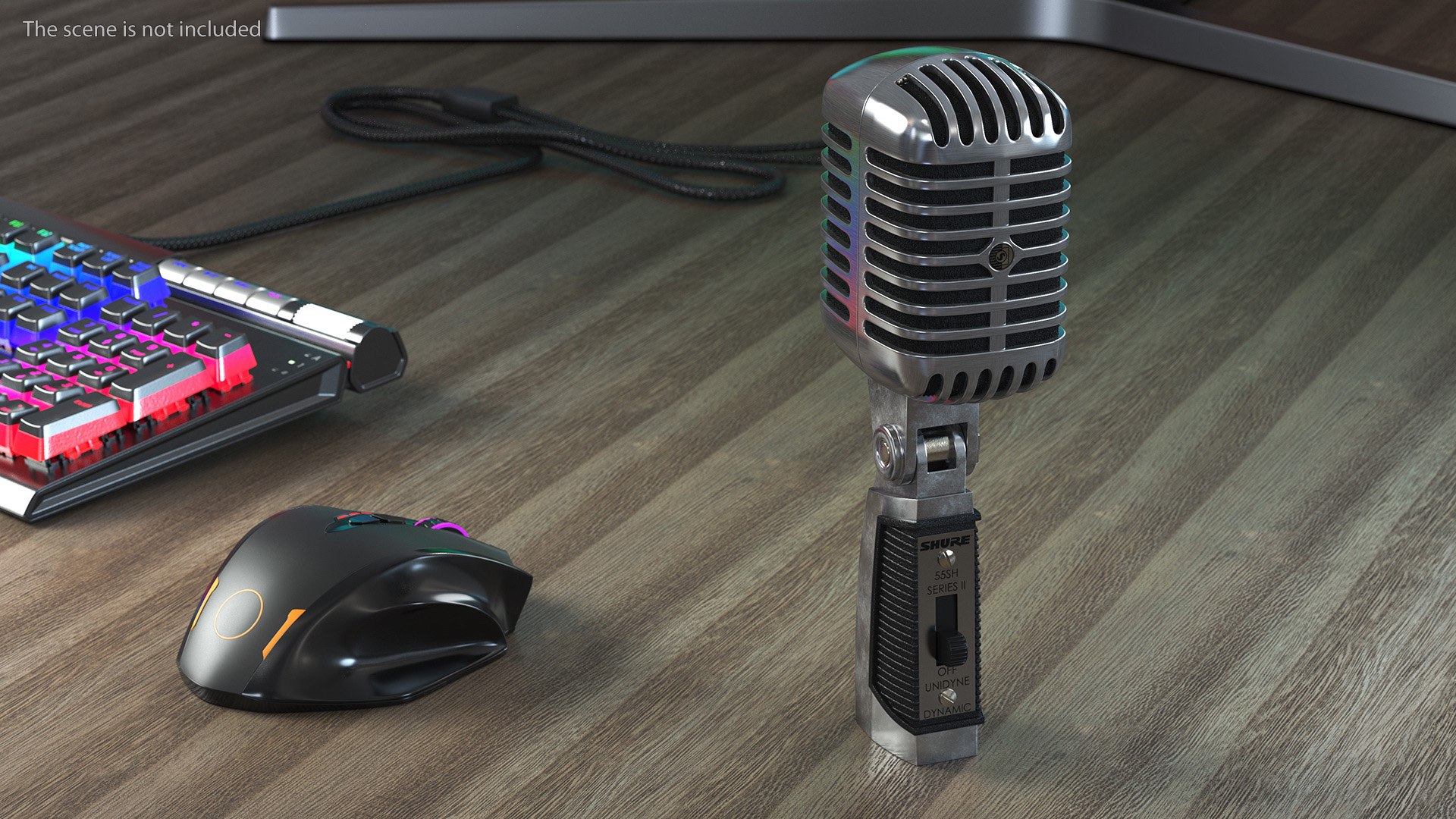 3D Model Vintage Microphone Shure 55SH Series II - TurboSquid 2263565