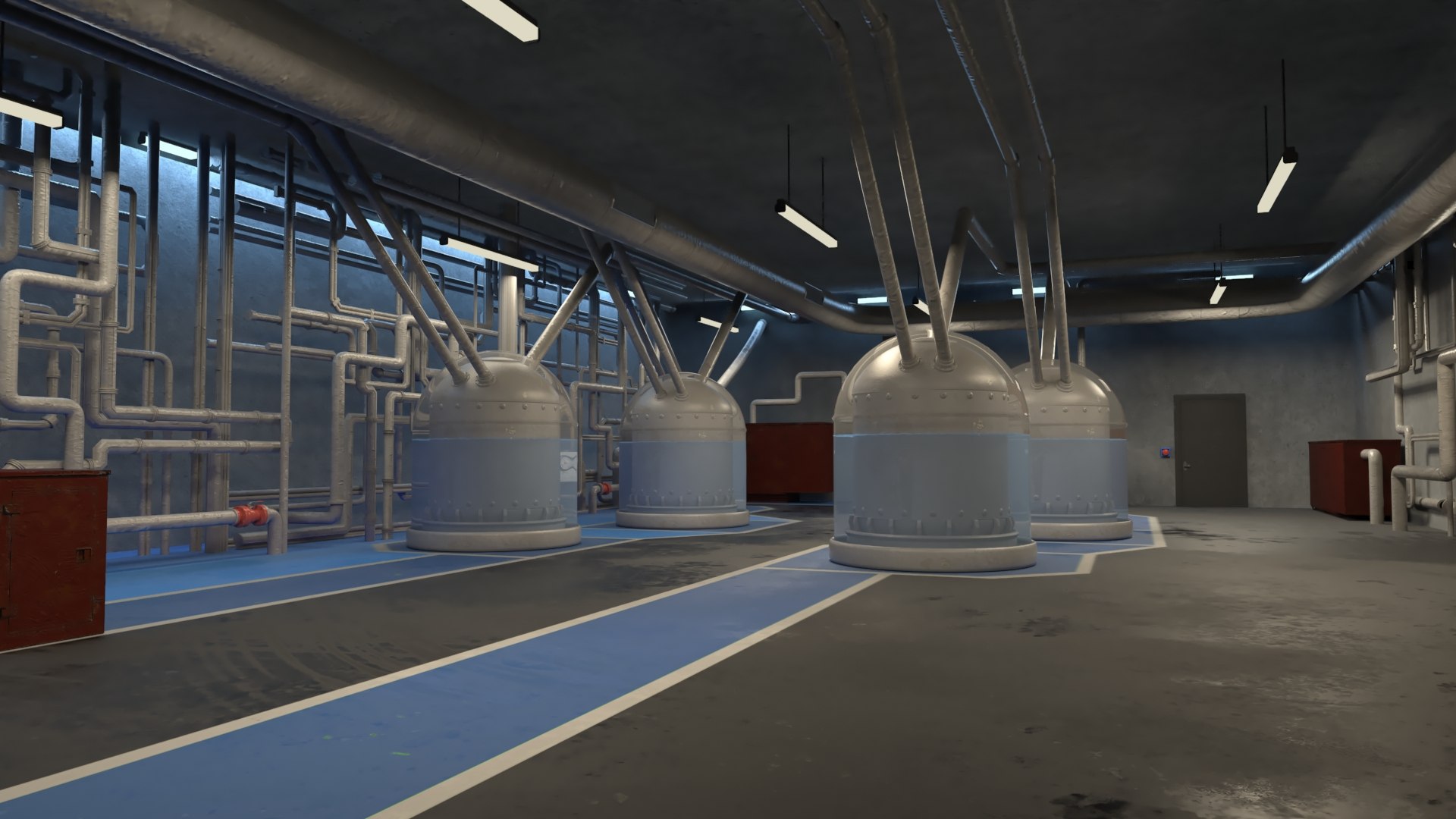 3D Boiler House Interior Model - TurboSquid 1946914