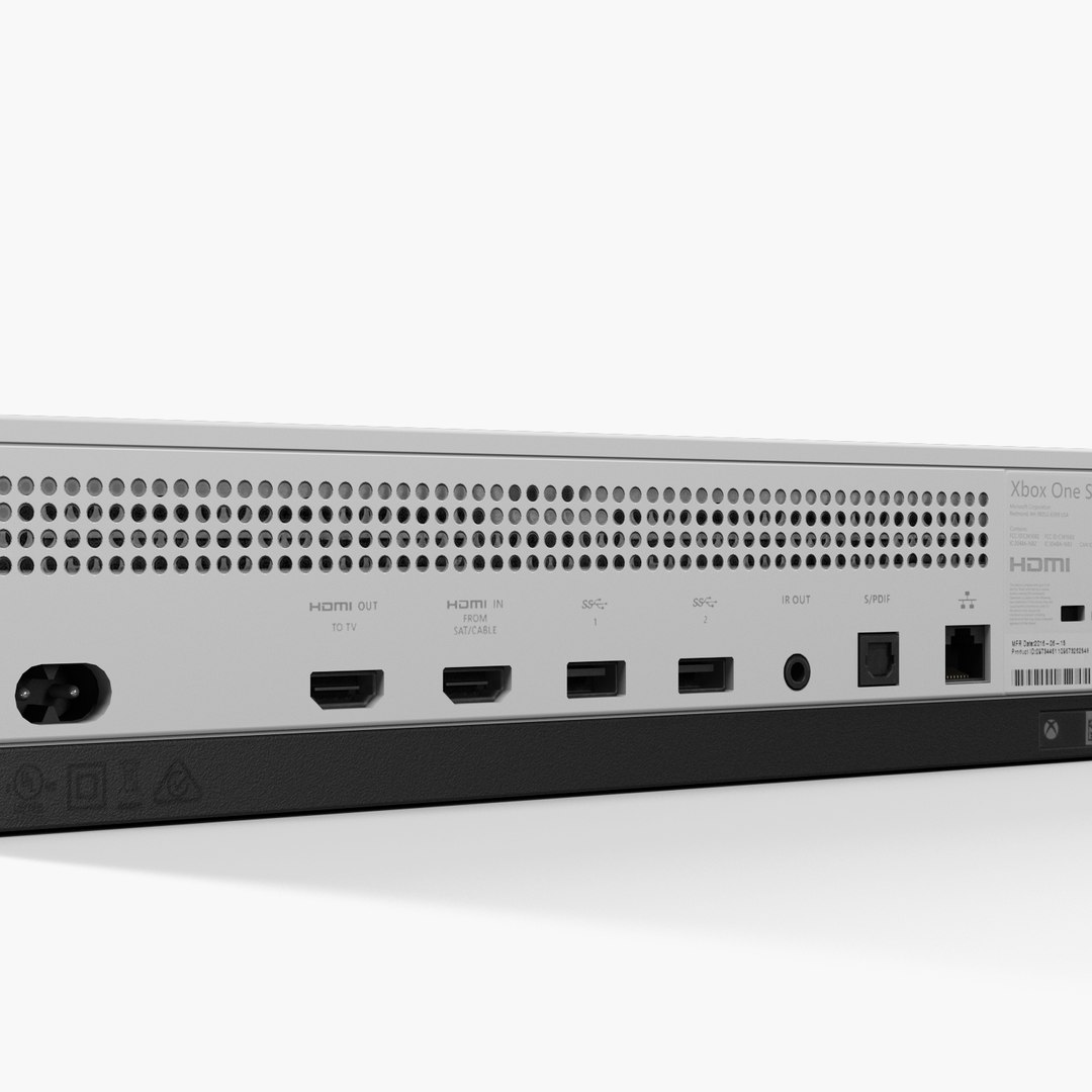 3D Microsoft Xbox S Console - TurboSquid 1278509