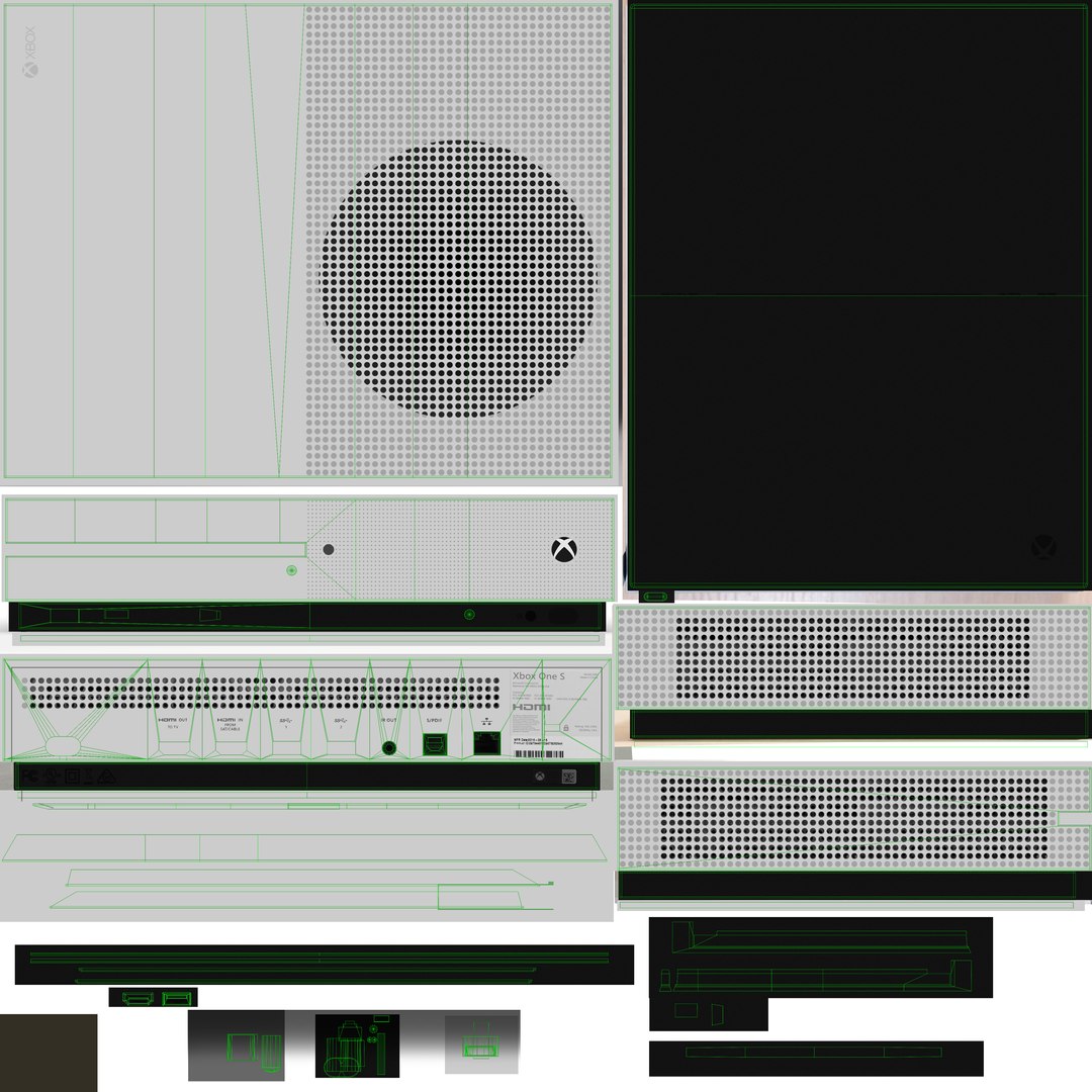 3D Microsoft Xbox S Console - TurboSquid 1278509