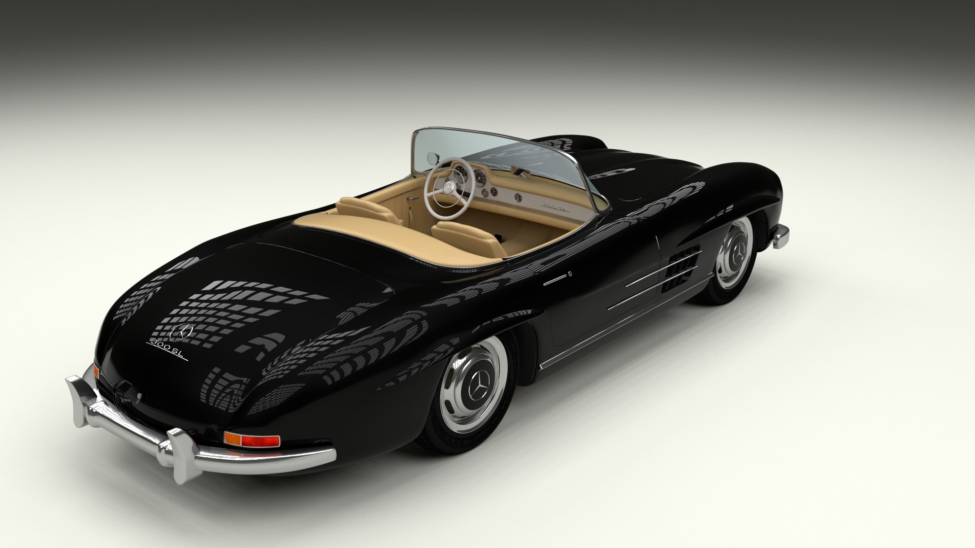 Blend Mercedes 300sl Roadster W198