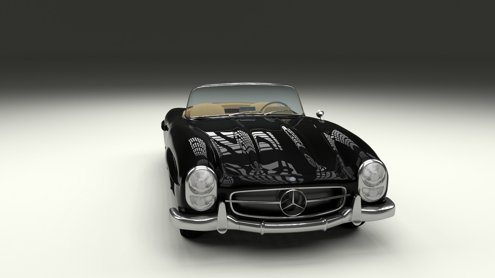 Blend Mercedes 300sl Roadster W198