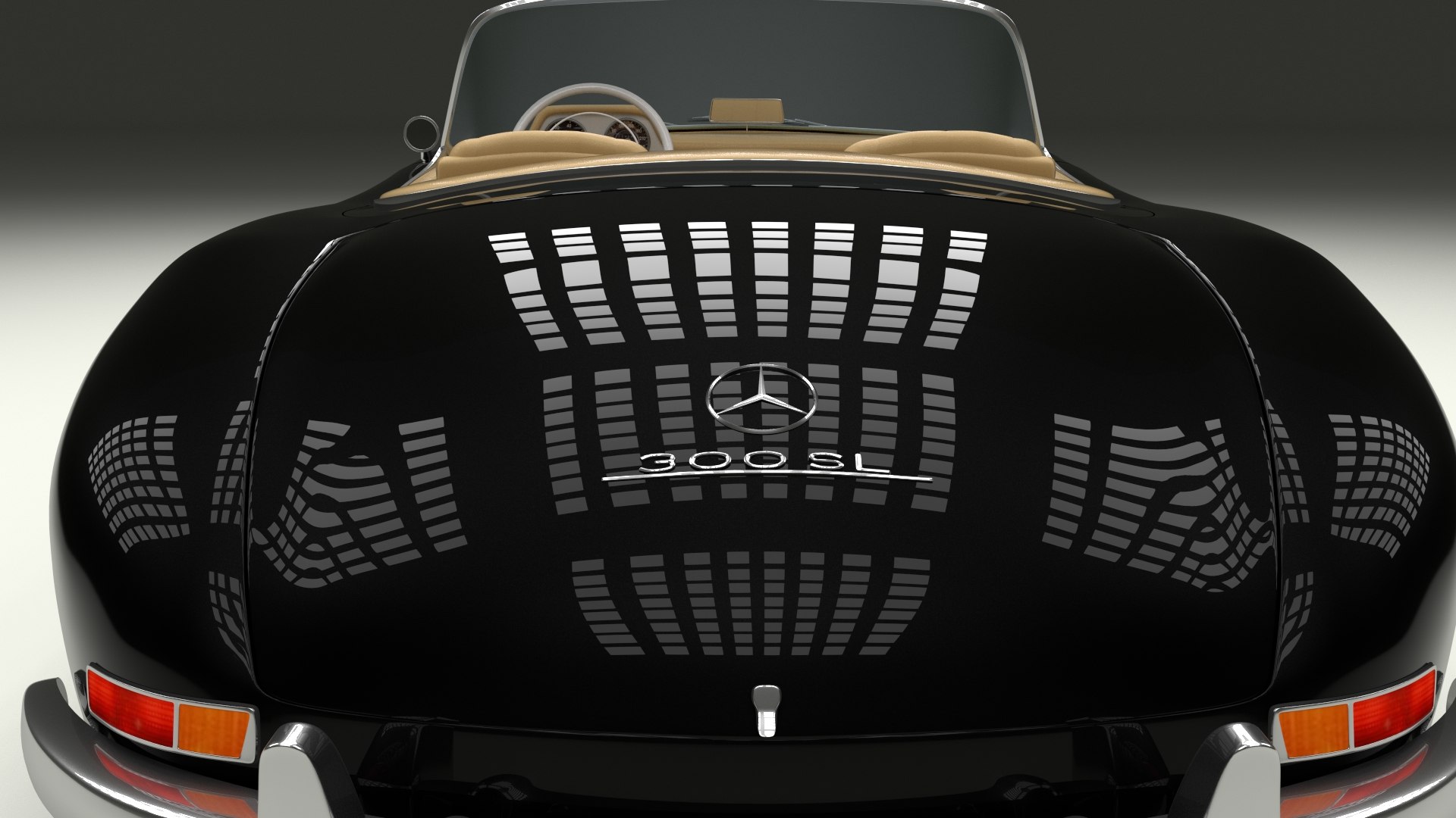 Blend Mercedes 300sl Roadster W198