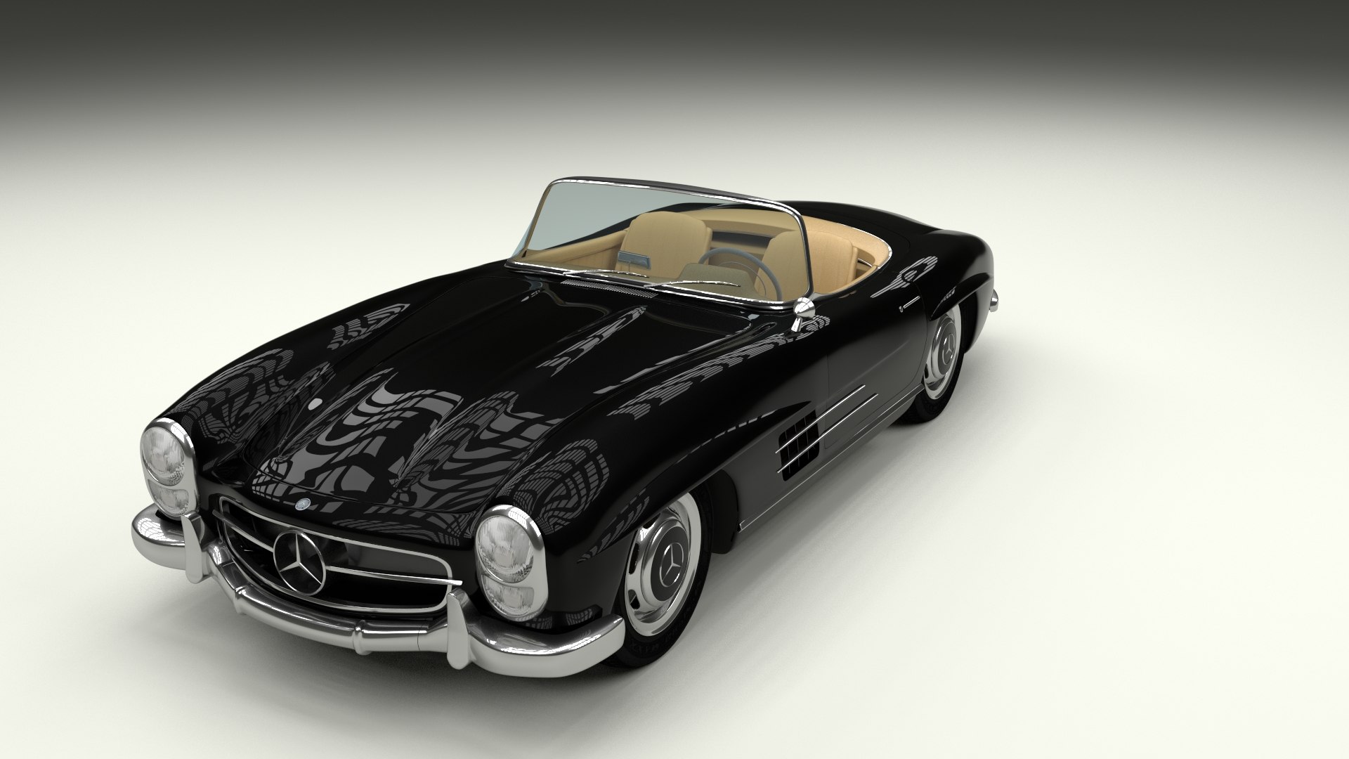 Blend Mercedes 300sl Roadster W198