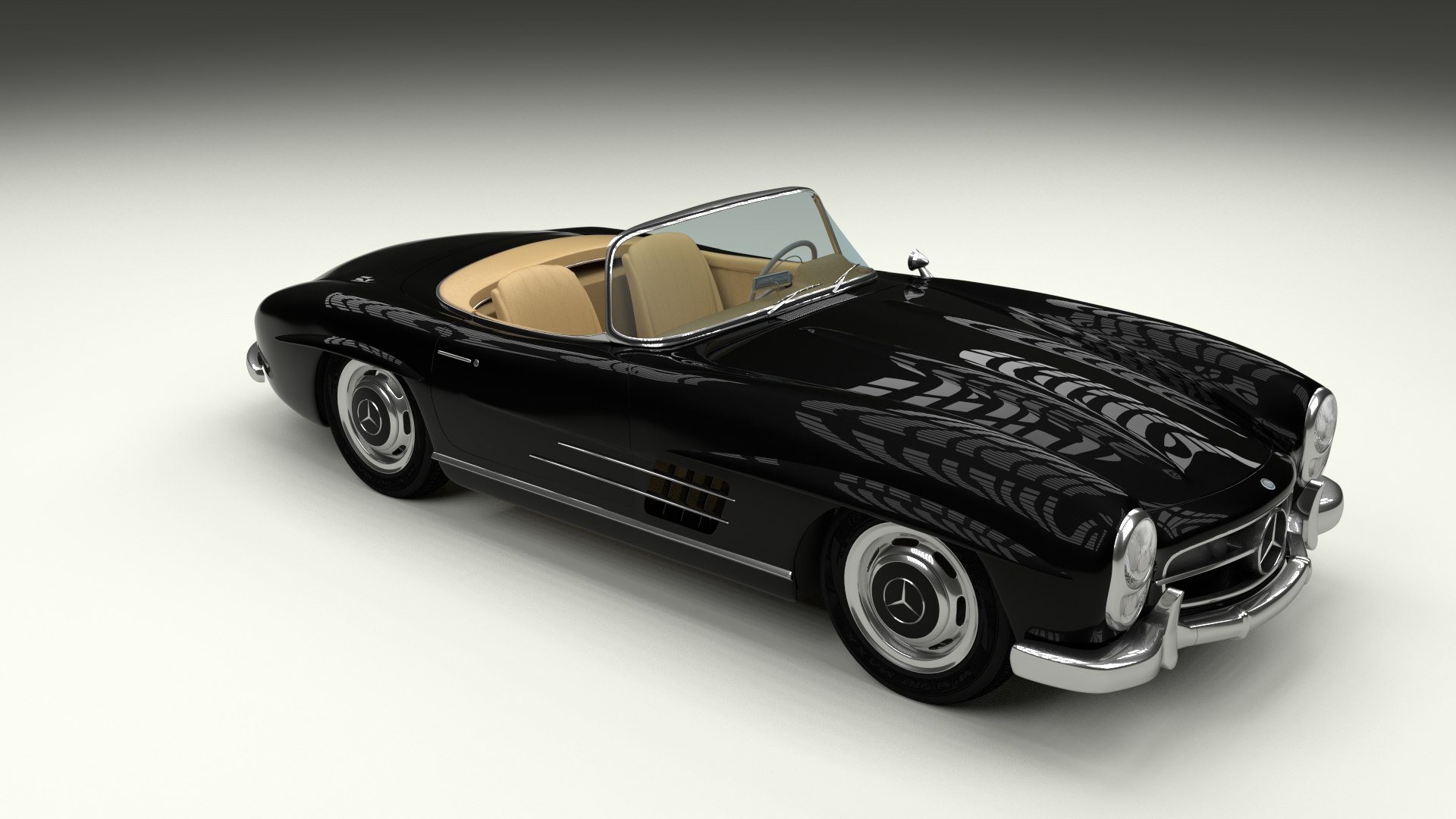 Blend Mercedes 300sl Roadster W198
