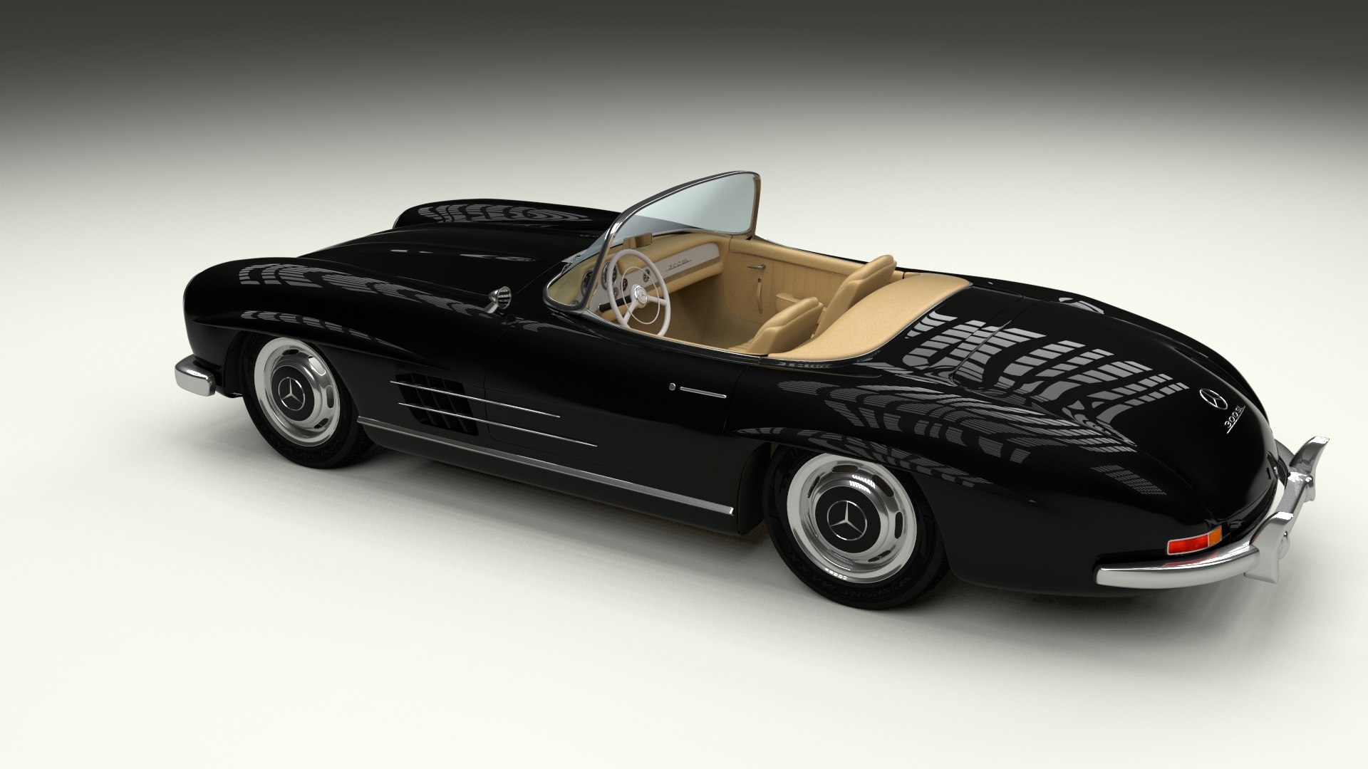 Blend Mercedes 300sl Roadster W198
