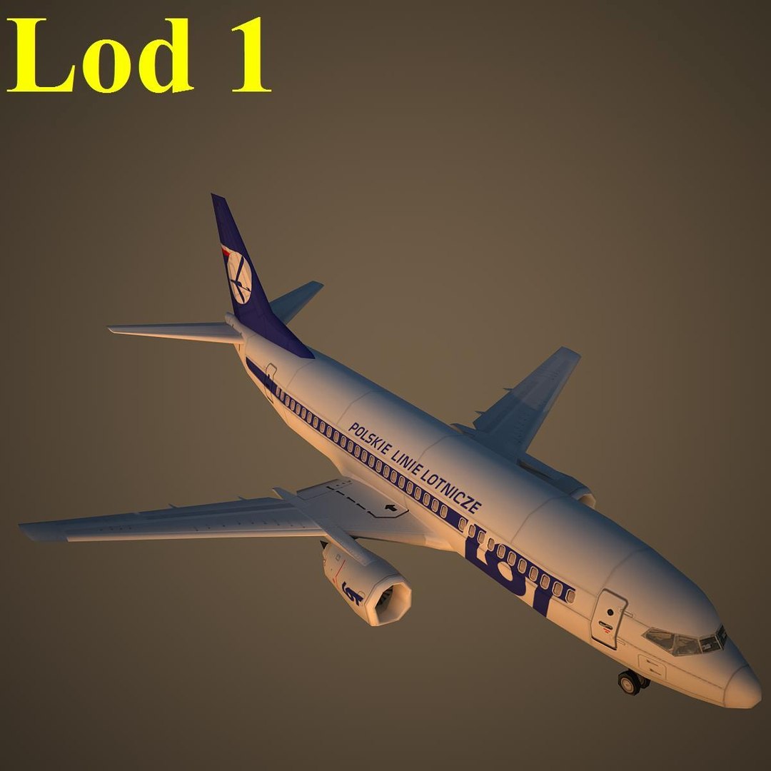 3d Boeing Lot Model