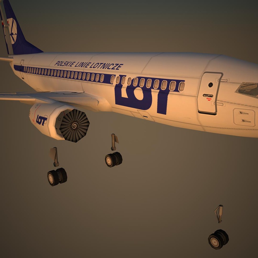 3d Boeing Lot Model