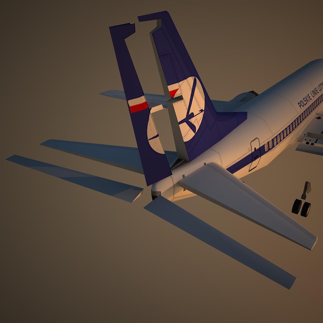 3d Boeing Lot Model