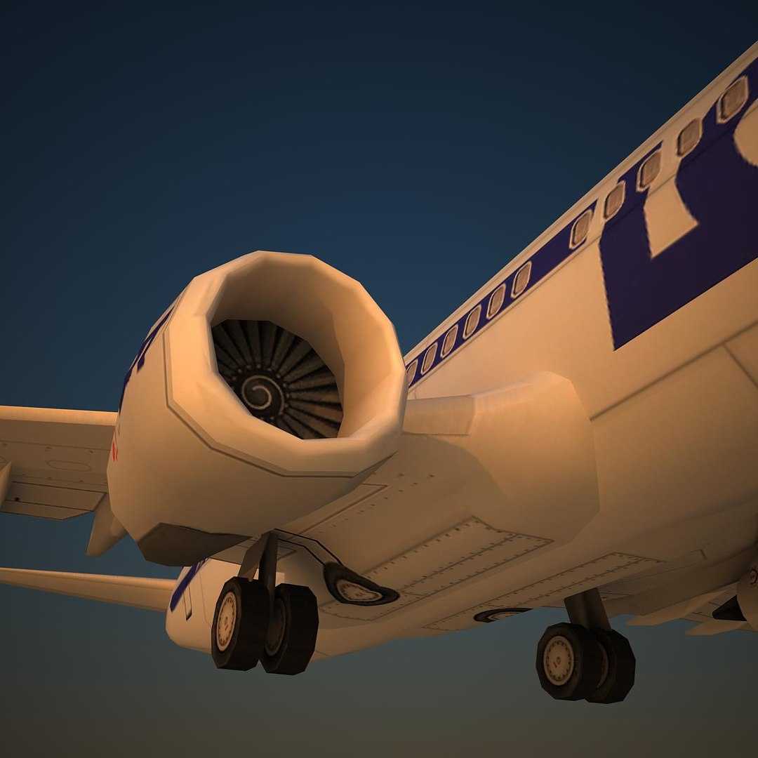 3d Boeing Lot Model