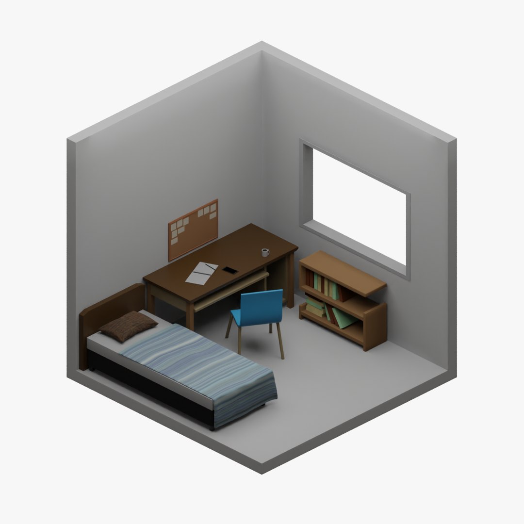 3D model Orthographic Room - TurboSquid 2084203