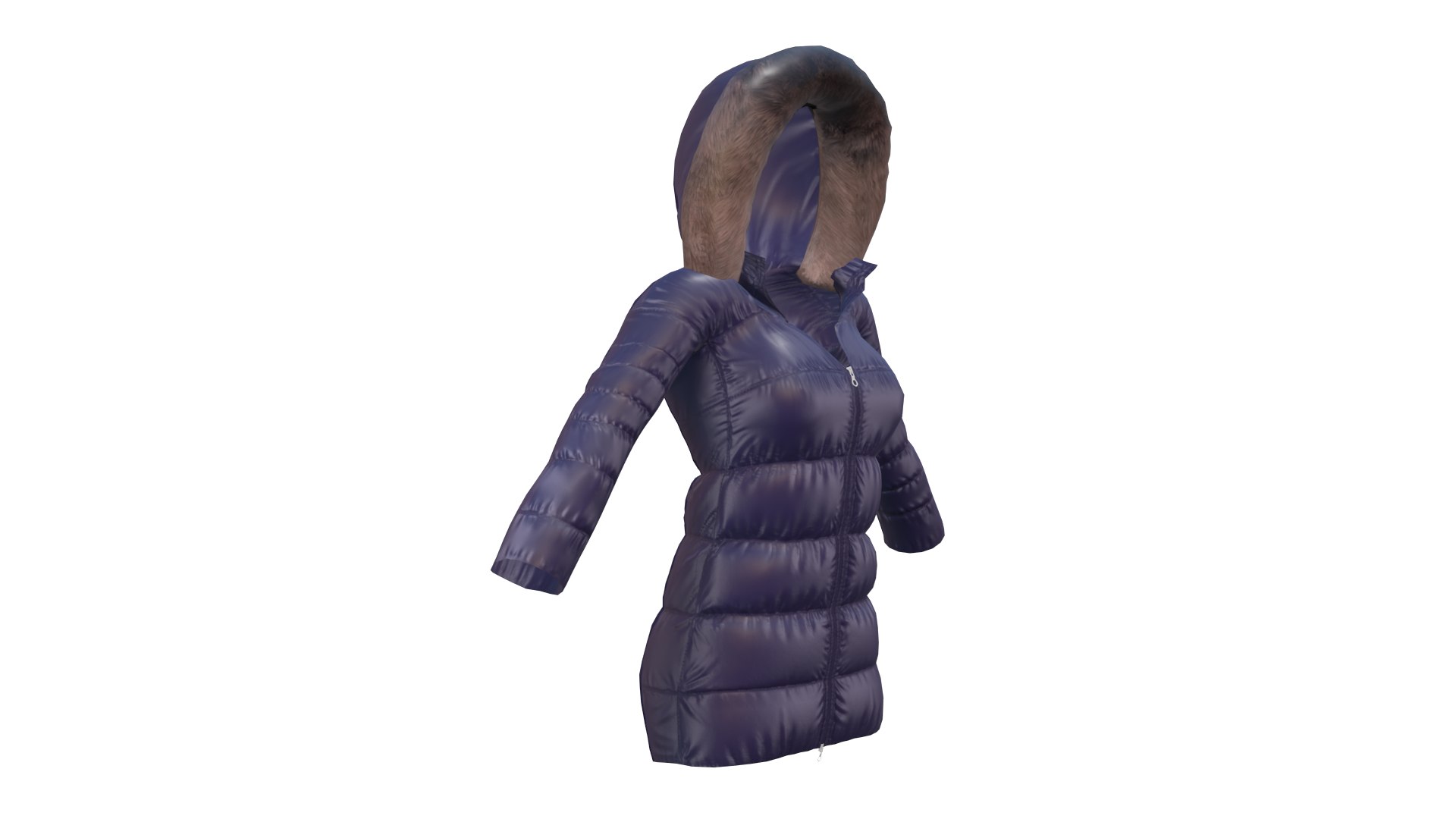 Womens Down Jacket 3D Model Low Poly 3D Model - TurboSquid 2285588