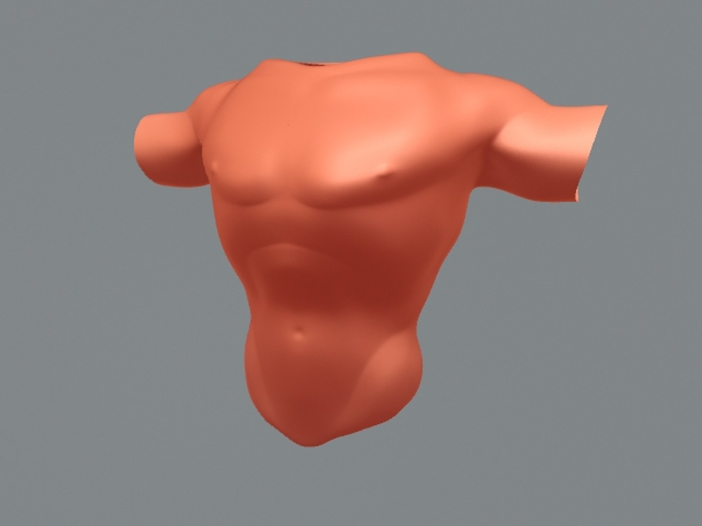 Maya Male Torso