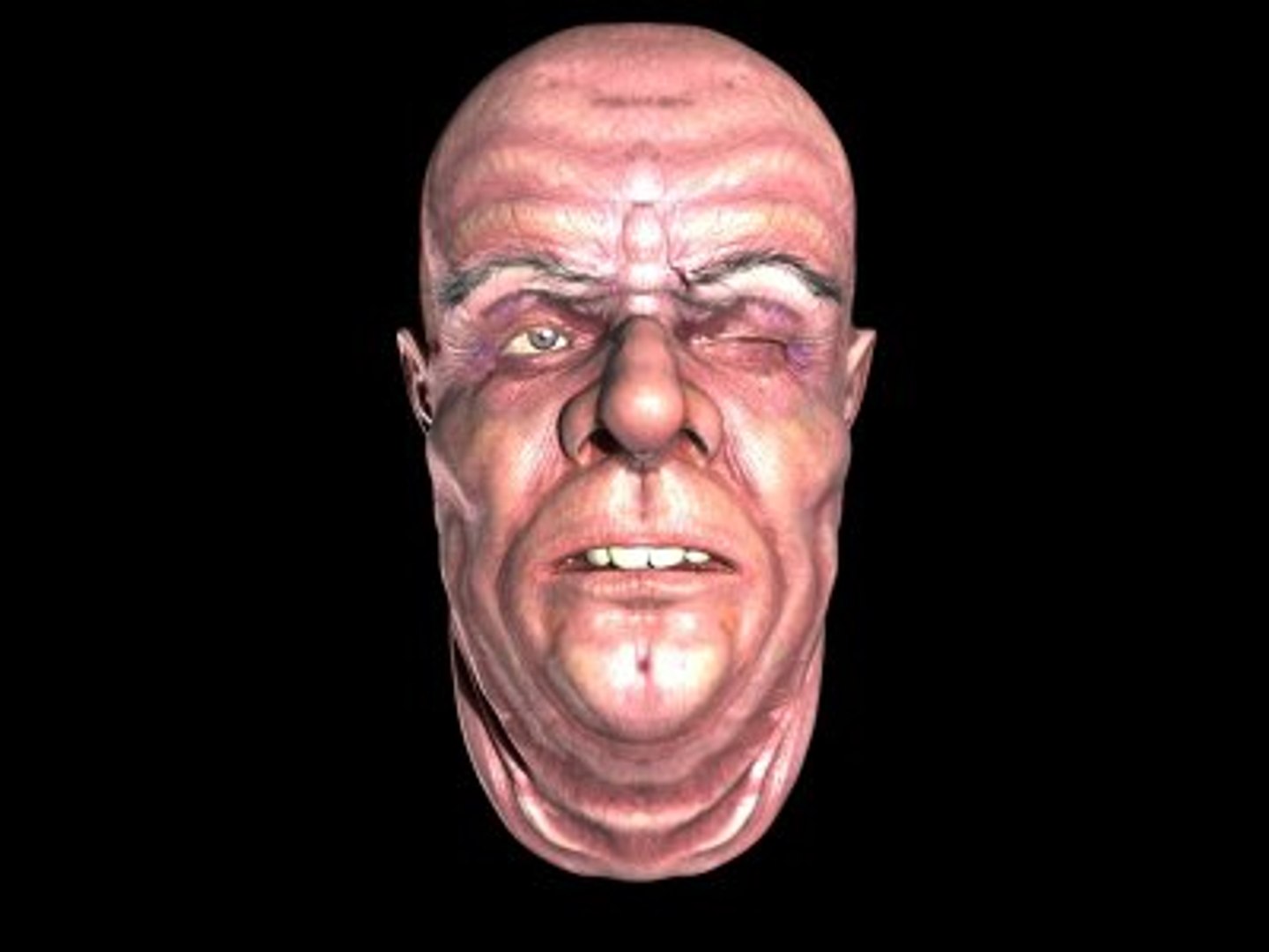 animatable male head c4d