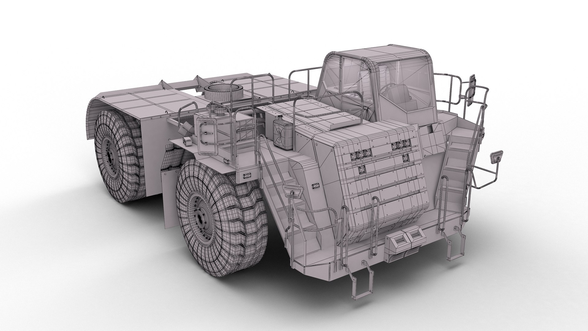 Heavy Duty Bare Chassis 3D Model - TurboSquid 2053998