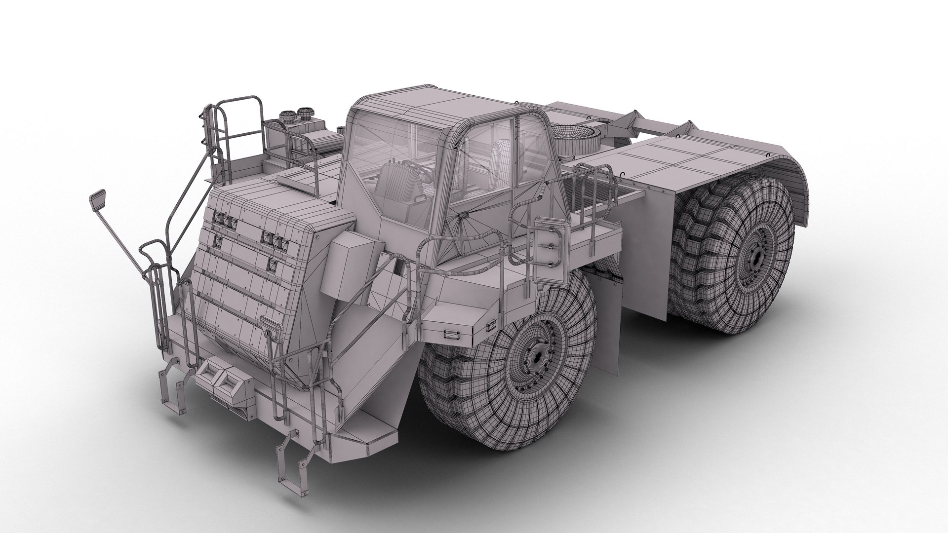 Heavy Duty Bare Chassis 3D Model - TurboSquid 2053998