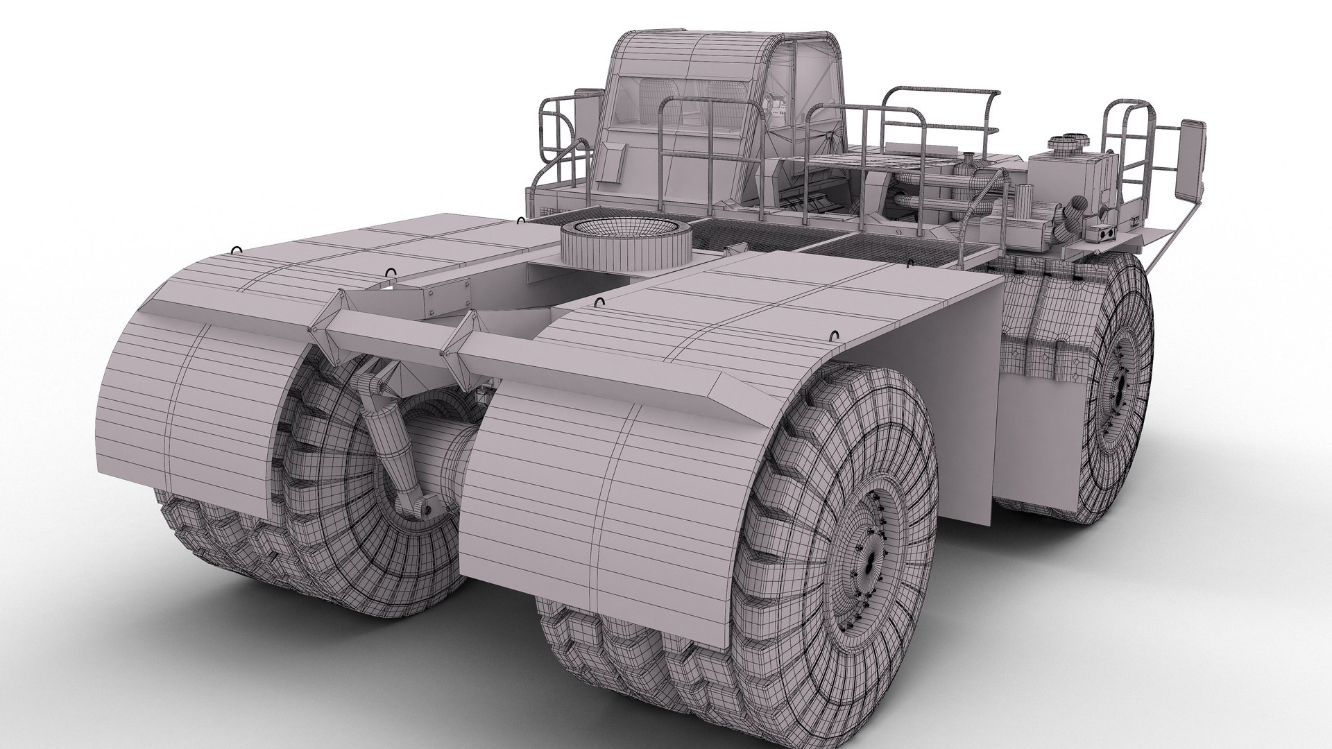 Heavy Duty Bare Chassis 3D Model - TurboSquid 2053998