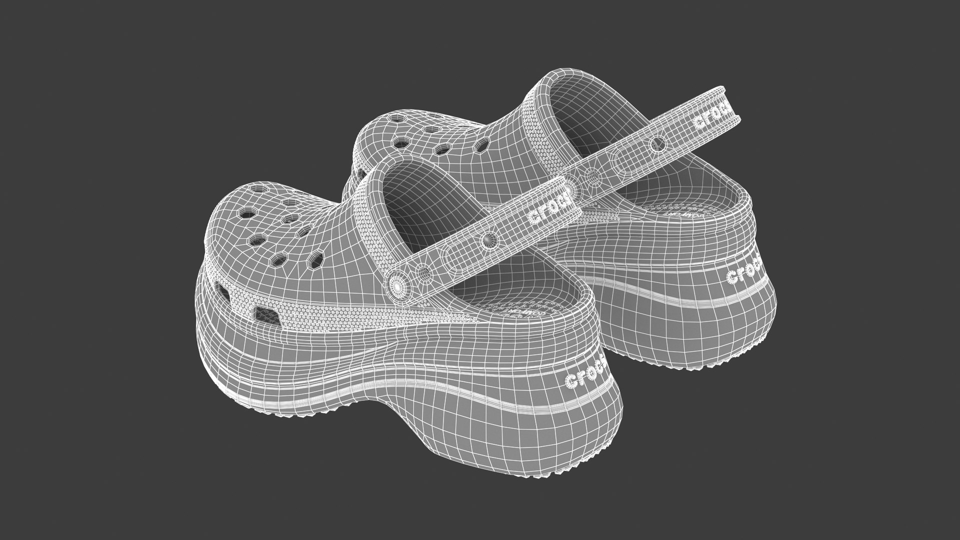 Crocs Bae Clog Black Model - TurboSquid 2416083