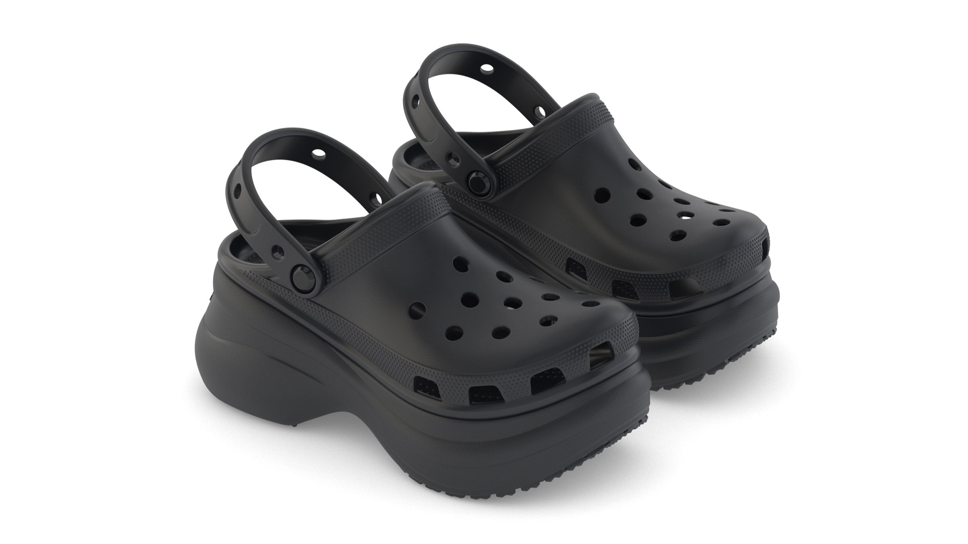 Crocs Bae Clog Black Model - TurboSquid 2416083