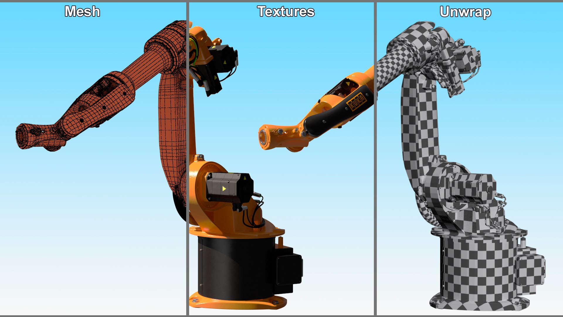 KUKA KR-16 L8 Industrial Robotic Arm Rigged For Maya Model - TurboSquid ...