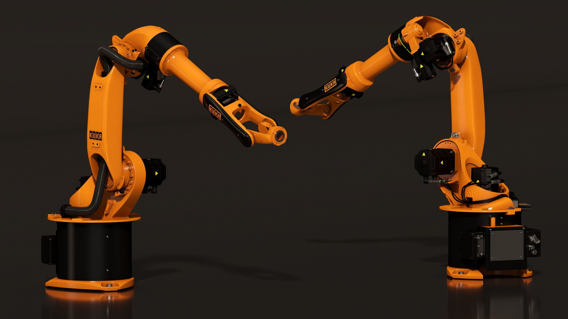KUKA KR-16 L8 Industrial Robotic Arm Rigged For Maya Model - TurboSquid ...