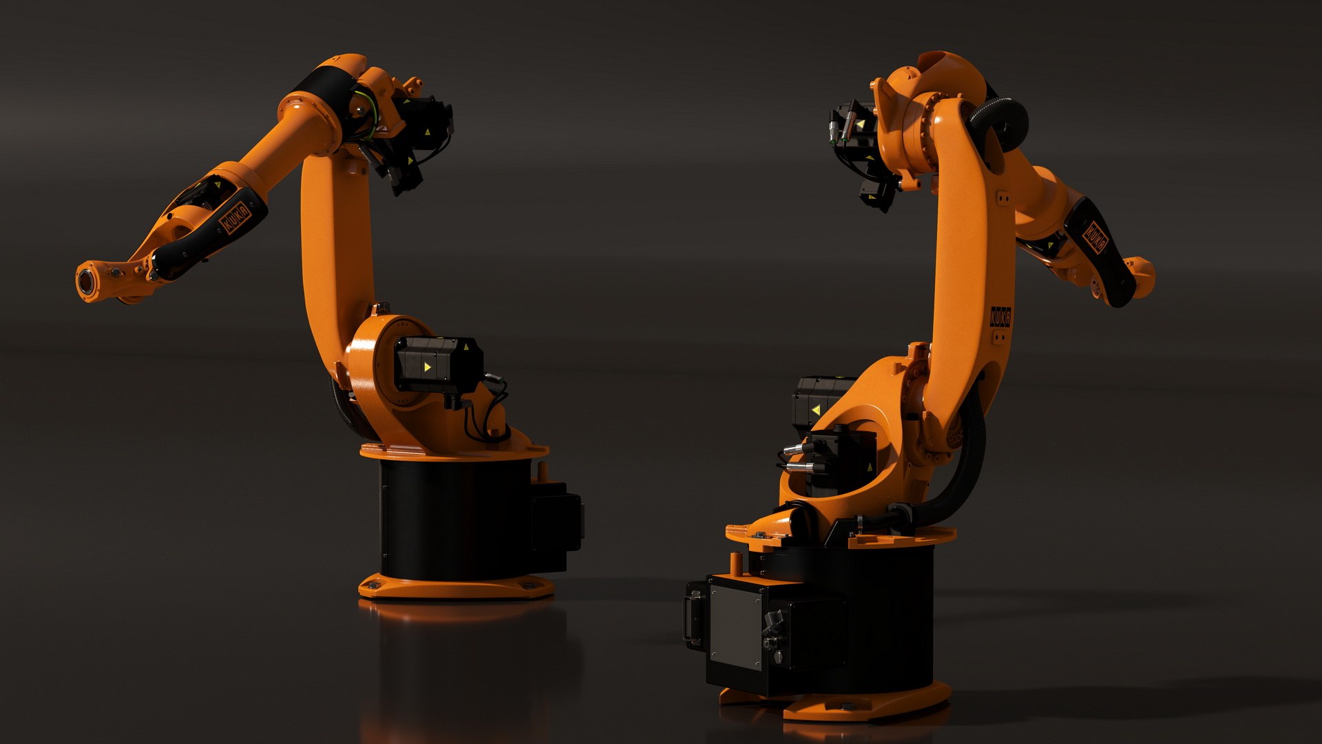 KUKA KR-16 L8 Industrial Robotic Arm Rigged For Maya Model - TurboSquid ...