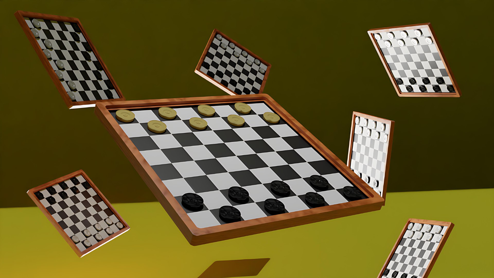Checkers 3D - TurboSquid 2438467