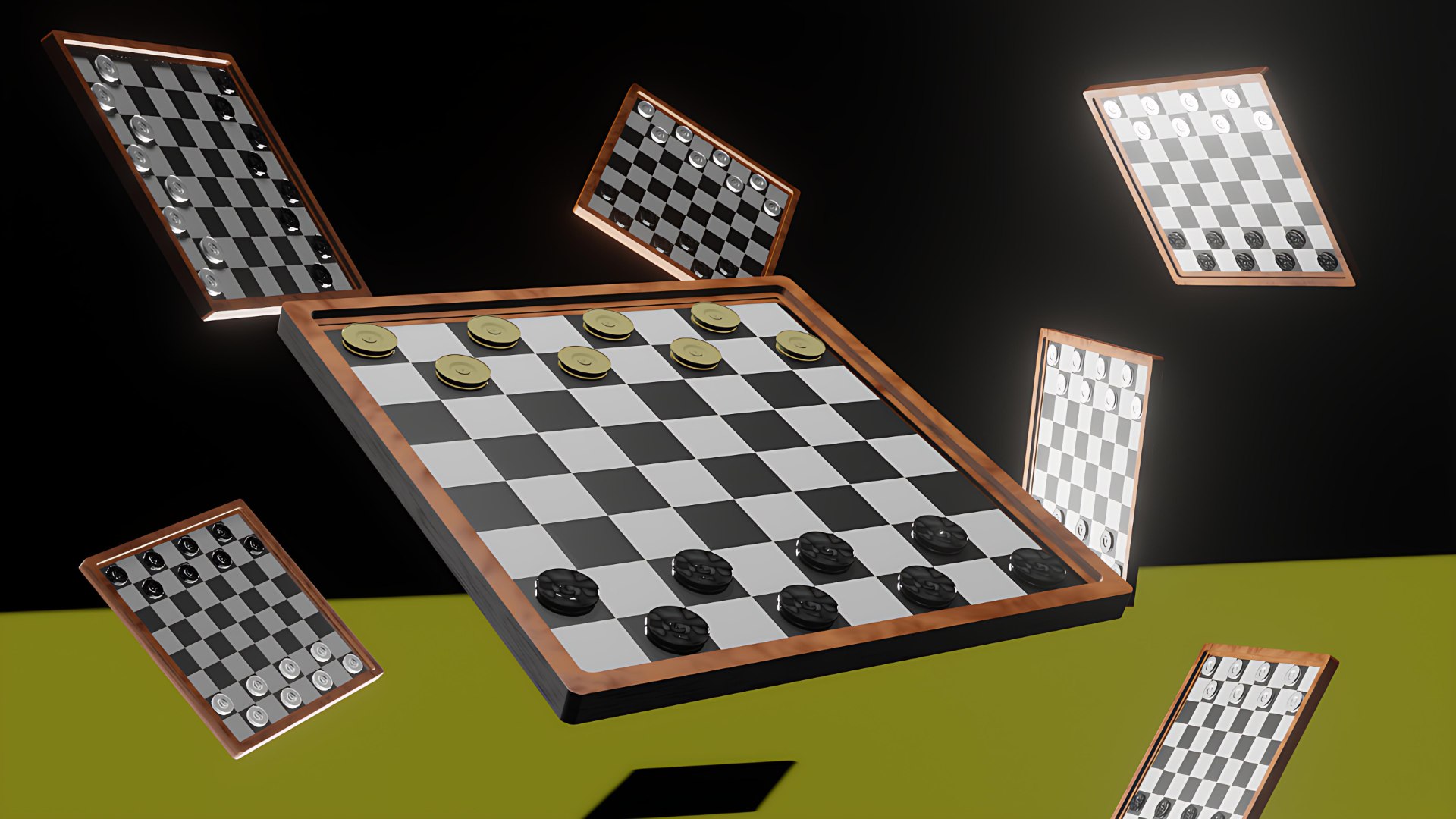 Checkers 3D - TurboSquid 2438467